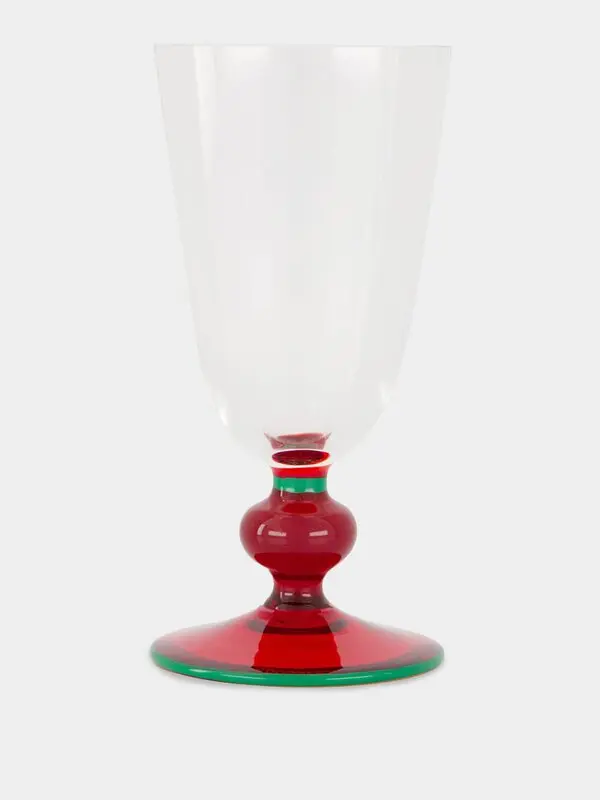 La DoubleJ Perfetto Murano Wine Glass - Red