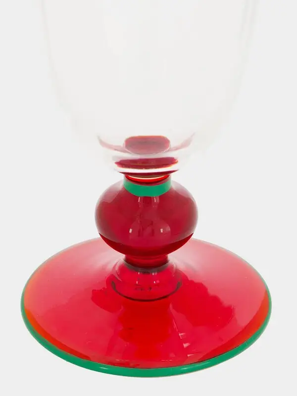 La DoubleJ Perfetto Murano Wine Glass - Red