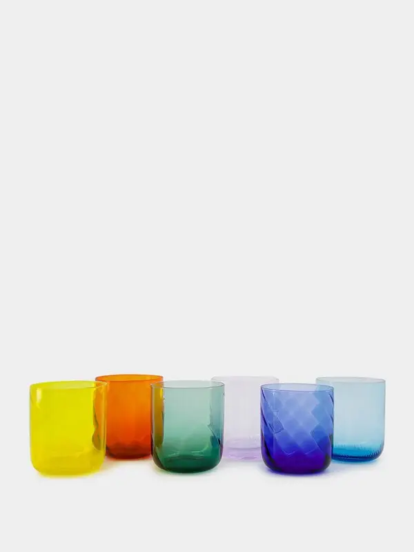 ICHENDORF MILANO Rigà Tumbler Glasses Set Of 6 - Multicolour