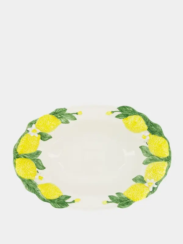 LES-OTTOMANS Lemon Serving Platter