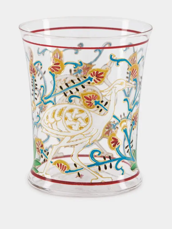 LOBMEYR Alhambra Cranes Arabian Tumbler - Multicolour