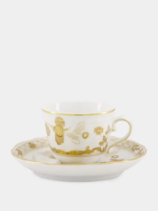 GINORI 1735 Oriente Italiano Aurum Coffee Cup - White