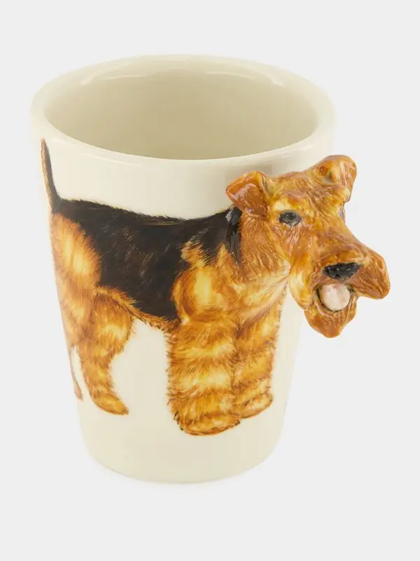 BLUE WITCH Airedale Terrier Coffee Mug
