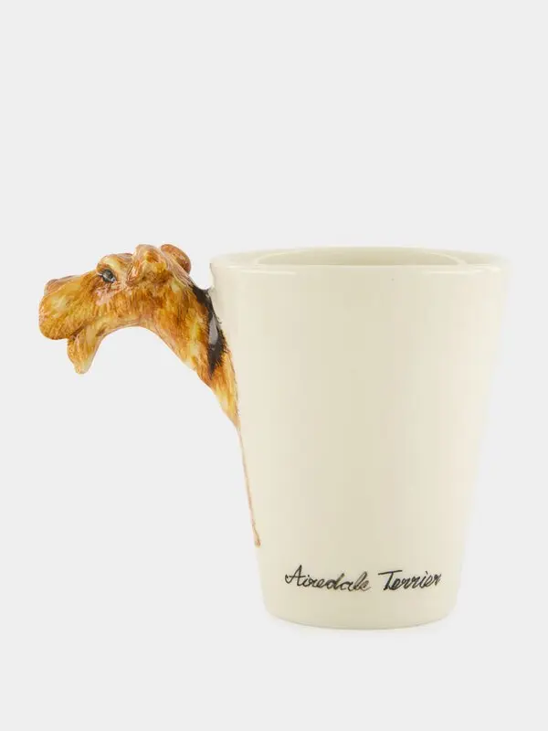 BLUE WITCH Airedale Terrier Coffee Mug