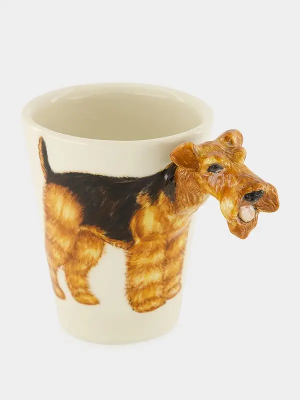 BLUE WITCH Airedale Terrier Coffee Mug