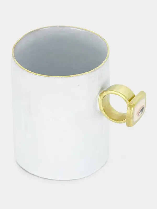 ASTIER DE VILLATTE Right Eye Ring Cup - White