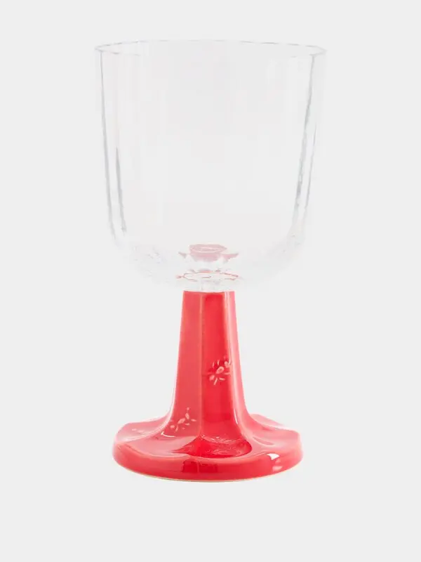 BORDALLO PINHEIRO Patio Goblet - Red