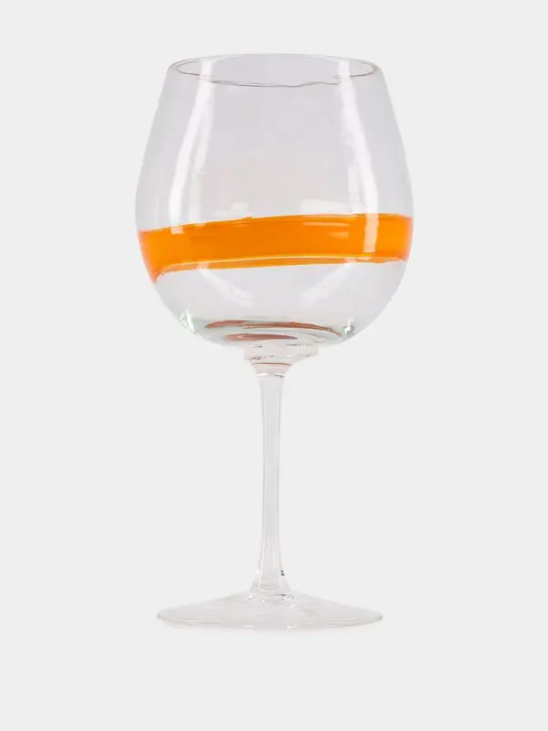 VETRERIA MURANO Stripe Design Wine Glass