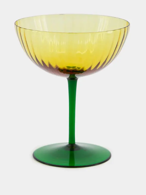 La DoubleJ Set Of 4 Glass Coupes - Multicolour