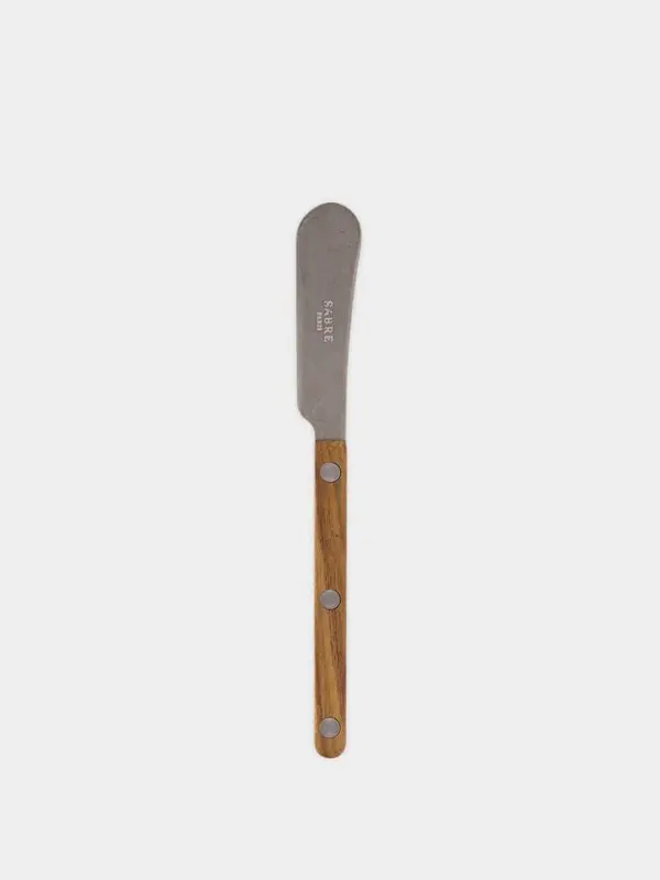 Sabre Paris Bistrot Vintage Teak Spreader Knife - Brown