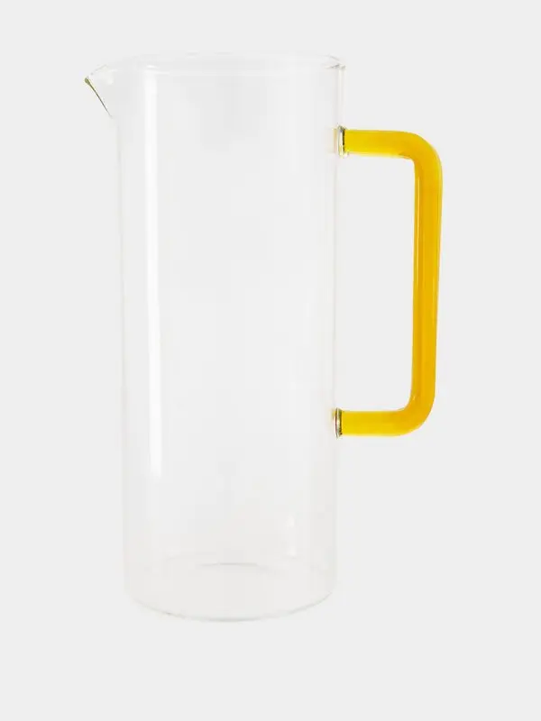 ICHENDORF MILANO Tube Jug With Handle - Yellow