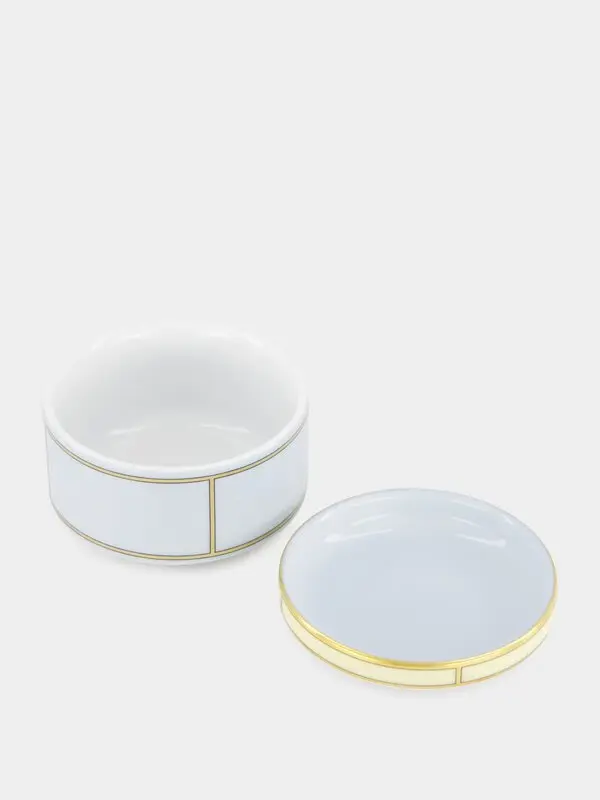 GINORI 1735 Celeste Porcelain Diva Sugar Bowl
