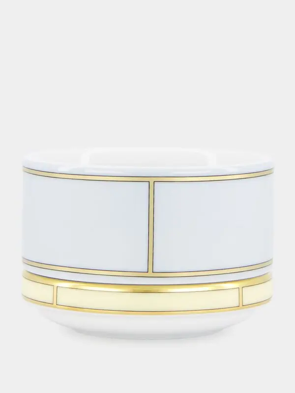 GINORI 1735 Celeste Porcelain Diva Sugar Bowl - Blue