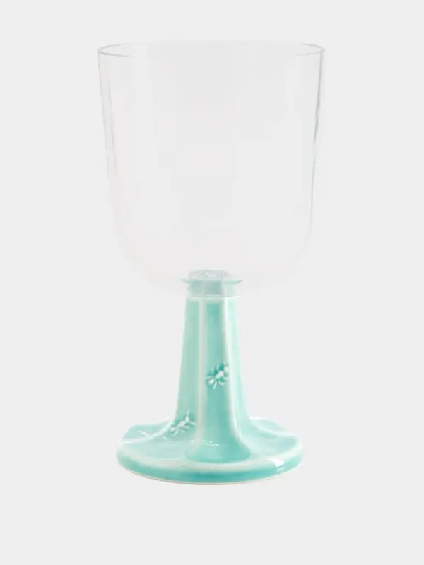 BORDALLO PINHEIRO Patio Goblet - Blue