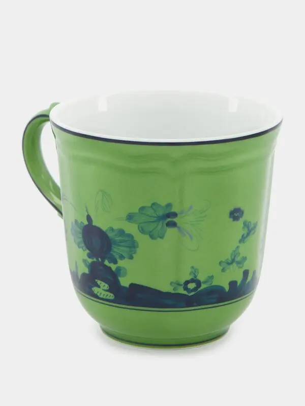 GINORI 1735 Oriente Italiano Malachite Mug - Green