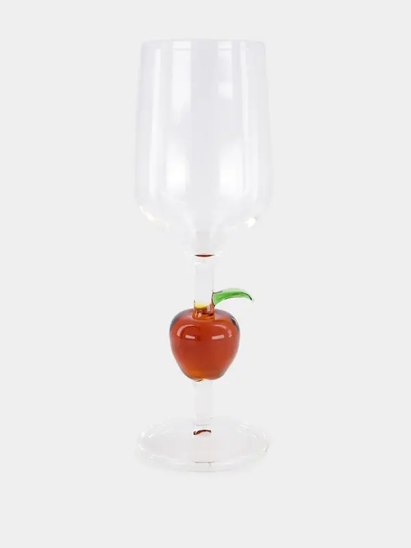 LES-OTTOMANS Cherry Shaped Glass - Red