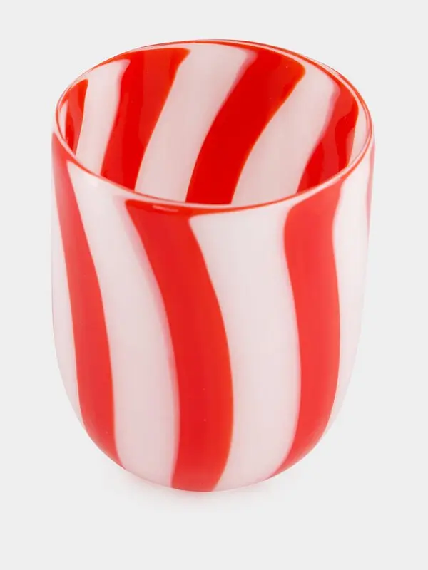 VETRERIA MURANO Cane Glass Tumbler