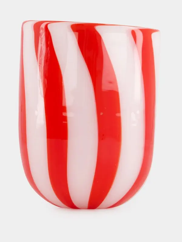 VETRERIA MURANO Cane Glass Tumbler