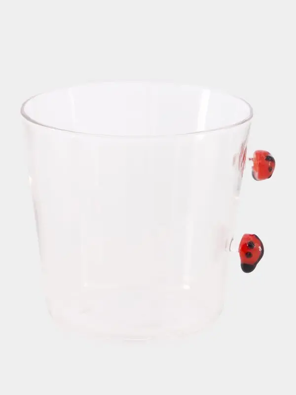 ICHENDORF MILANO Ladybug Glass Tumbler - Green
