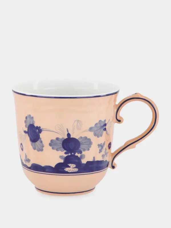 GINORI 1735 Cipria Oriente Italiano Porcelain Mug - Orange