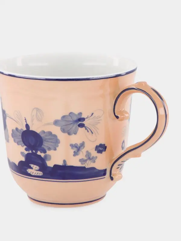 GINORI 1735 Cipria Oriente Italiano Porcelain Mug - Orange