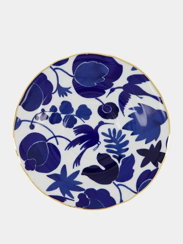 La DoubleJ Wildbird Porcelain Mug And Saucer