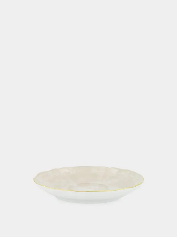 GINORI 1735 Oriente Italiano Meringa Tea Saucer - Beige