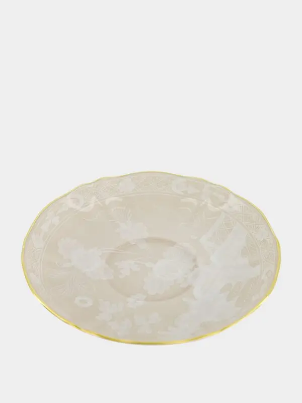 GINORI 1735 Oriente Italiano Meringa Tea Saucer - Beige