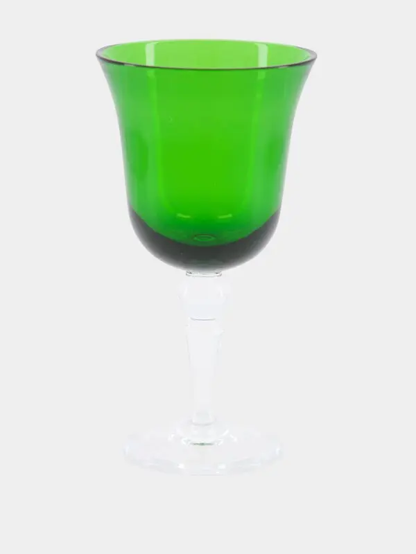 MARIO LUCA GIUSTI St. Moritz Bicolore Wine Glass - Blue
