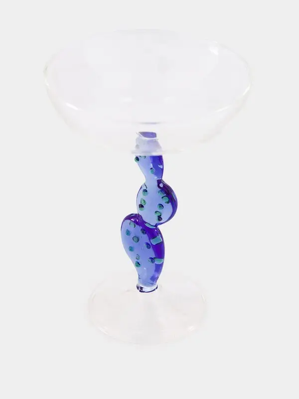 ICHENDORF MILANO Cactus Champagne Glass - Blue
