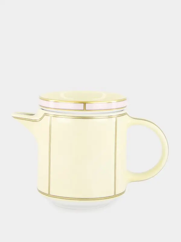 GINORI 1735 Giallo Porcelain Diva Coffeepot - Yellow