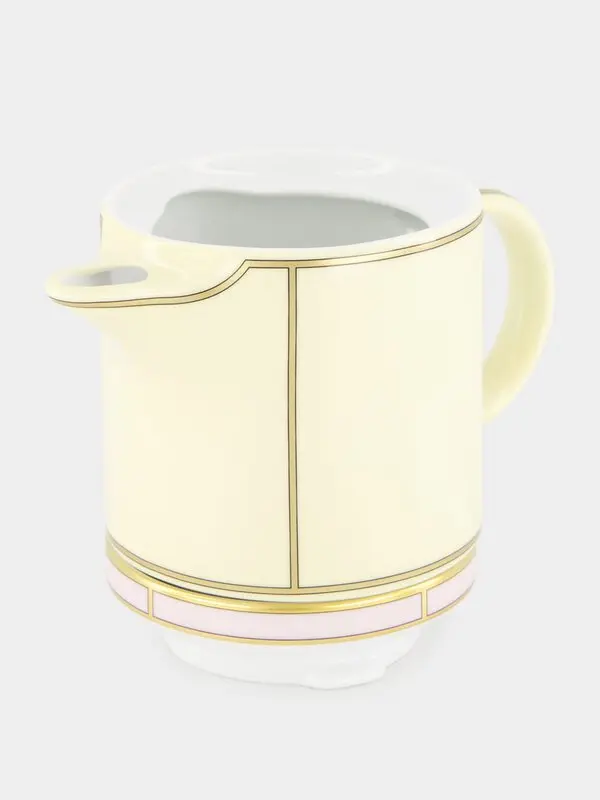 GINORI 1735 Giallo Porcelain Diva Coffeepot - Yellow