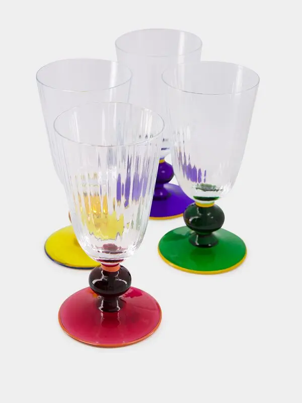 La DoubleJ Perfetto Glasses Set Of 4 - Multicolour
