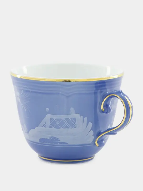GINORI 1735 Oriente Italino Pervinca Coffee Cup - Blue