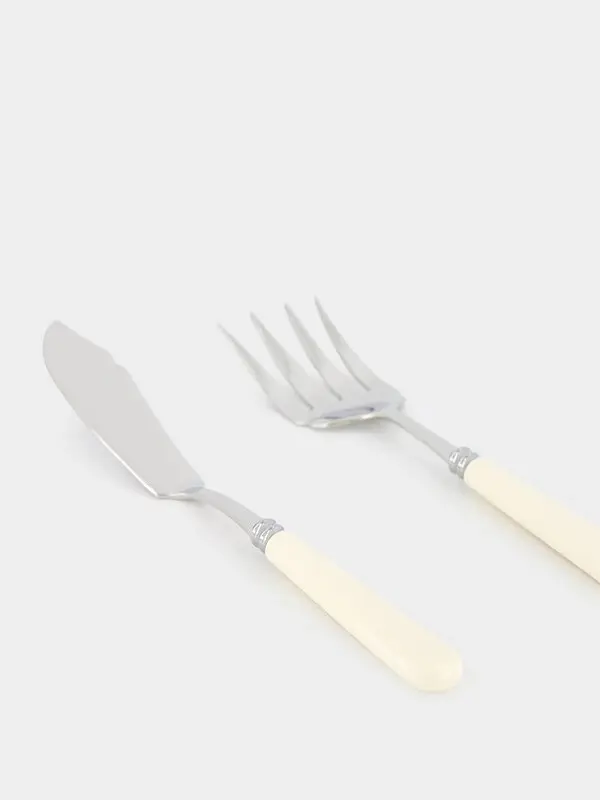 CAPDECO Ivory Helios Serving Set