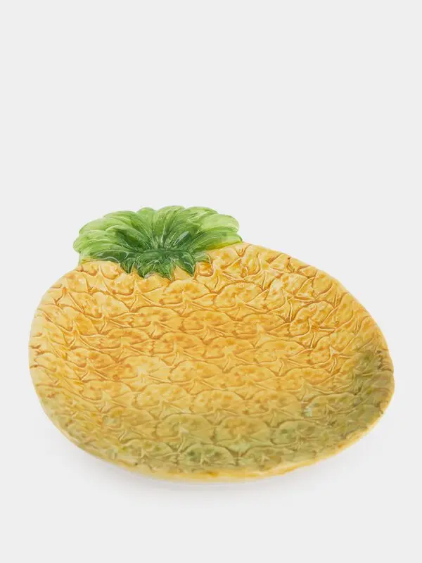 LES-OTTOMANS Pineapple Ceramic Serving Platter