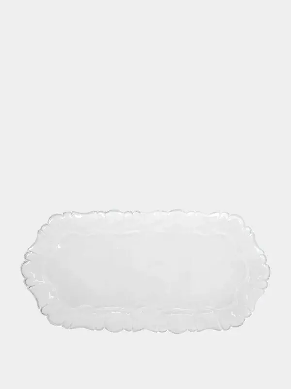 ASTIER DE VILLATTE Victor Long Platter Small - White