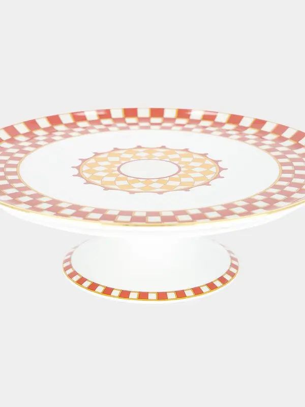 La DoubleJ Apollo Brick Cake Stand - Red