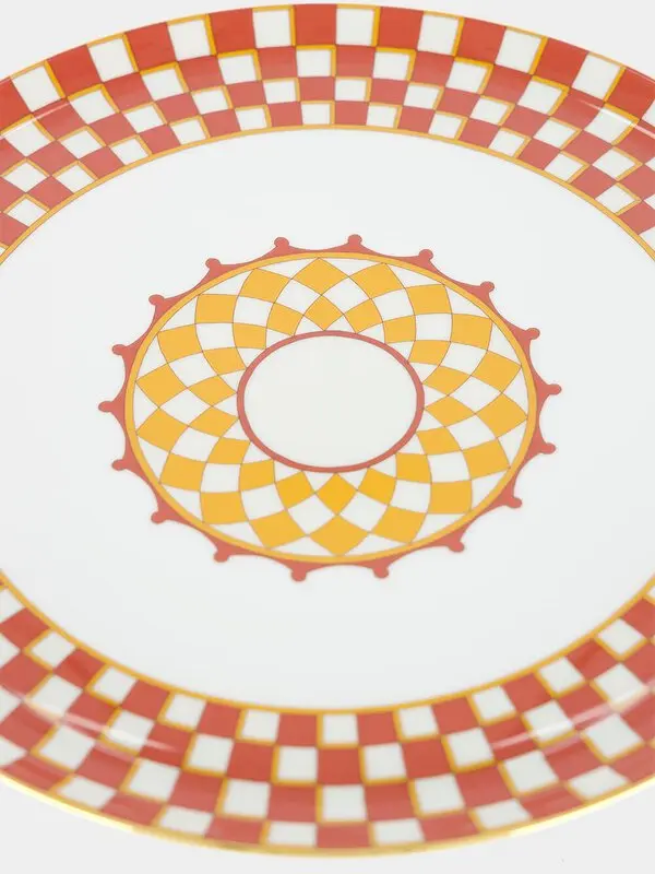 La DoubleJ Apollo Brick Cake Stand - Red