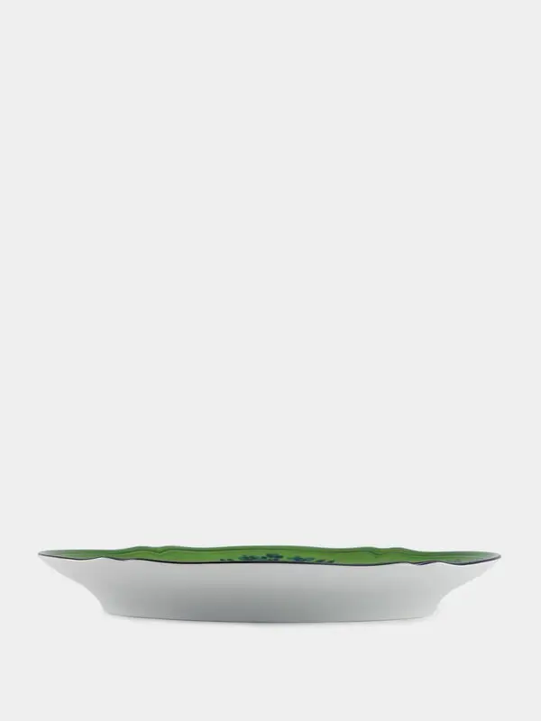 GINORI 1735 Oriente Italiano Malachite Oval Platter - Green