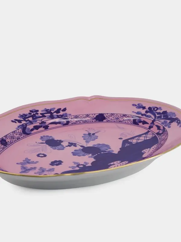 GINORI 1735 Oriente Italiano Azalea Oval Platter
