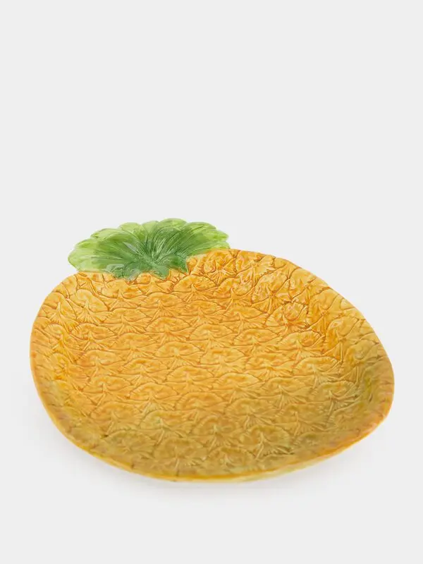 LES-OTTOMANS Pineapple Ceramic Serving Platter