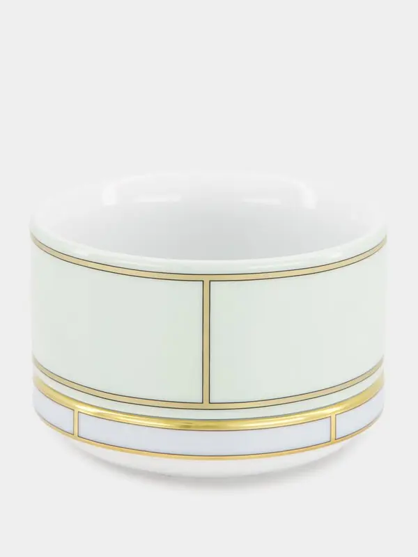 GINORI 1735 Porcelain Diva Sugar Bowl - Green