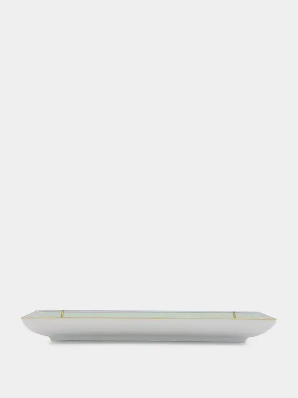 GINORI 1735 Verde Porcelain Diva Rectangular Tray