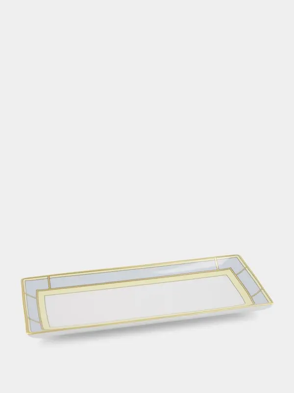 GINORI 1735 Celeste Porcelain Diva Rectangular Tray