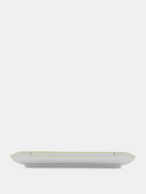 GINORI 1735 Celeste Porcelain Diva Rectangular Tray