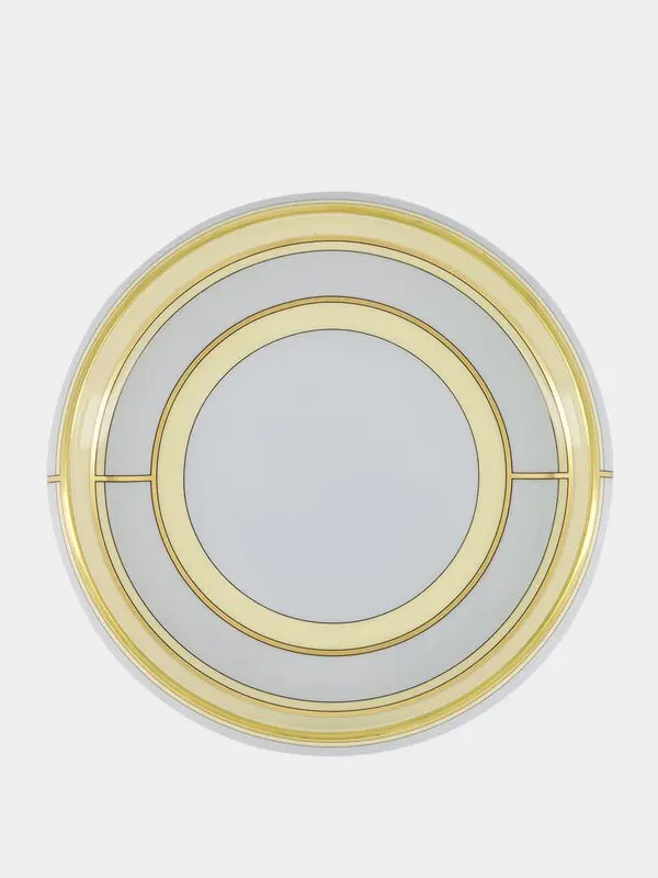 GINORI 1735 Light Diva Round Porcelain Change Tray - Blue