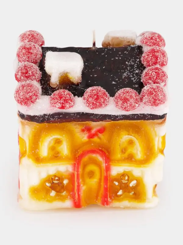 CERERIA INTRONA Gingerbread House Wax Candle