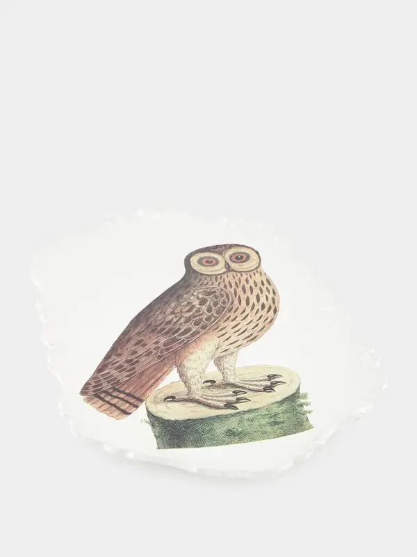 ASTIER DE VILLATTE Platter Owl