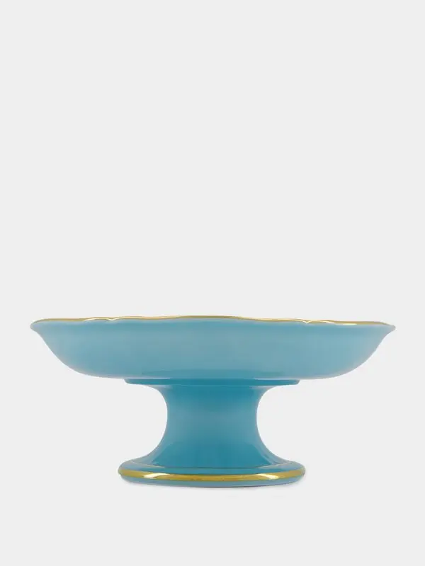 GINORI 1735 Oriente Italiano Porcelain Fruit Holder - Blue